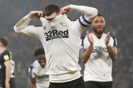 Goal Celebration By Derby County Player Editorial Stock Photo - Stock ...