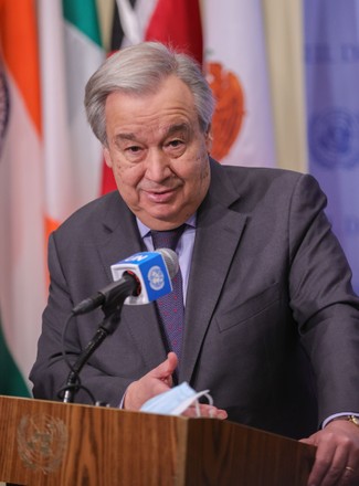 United Nations press conference on Afghanistan, New York, USA - 13 Jan ...