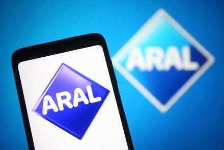 This Photo Illustration Aral Ag Logo Editorial Stock Photo - Stock ...