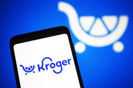 This Photo Illustration Kroger Company Logo Editorial Stock Photo ...