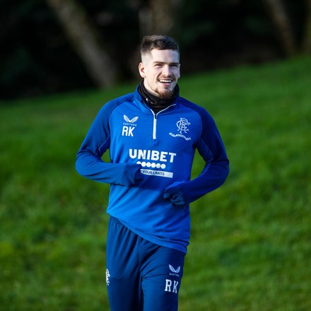 Rangers Goalkeeper Andy Firth Training Ahead Editorial Stock Photo ...