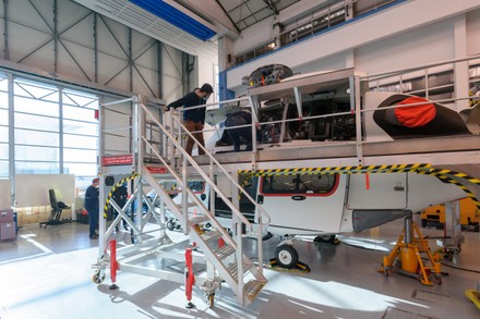 Airbus Helicopter Workers Seen On Assembly Editorial Stock Photo ...