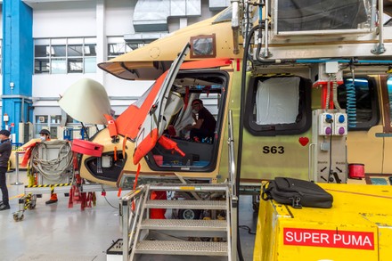 Airbus Helicopters Workers Seen On Assembly Editorial Stock Photo ...