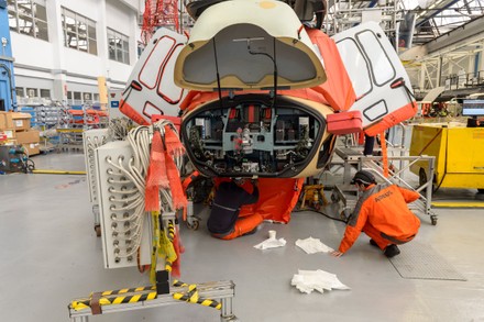 Airbus Helicopters Workers Seen On Assembly Editorial Stock Photo ...