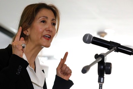 Colombian Politician Ingrid Betancourt 2l Poses Editorial Stock Photo ...