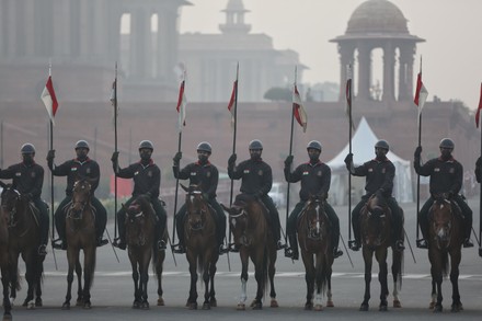 Presidential Bodyguards Practices Beating Retreat Ceremony Editorial ...