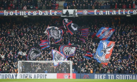Crystal Palace Fans Holmesdale Fanatics There Editorial Stock Photo ...