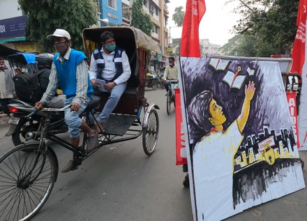 Student Paints Mural Part Protest Against Editorial Stock Photo - Stock ...