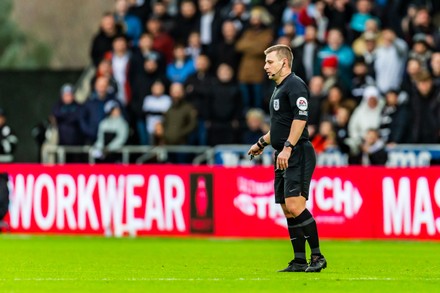 Todays Referee Joshua Smith During Efl Editorial Stock Photo - Stock ...