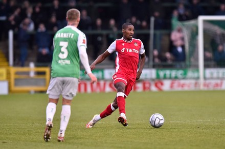 Aaron Hayden 5 Wrexham On Attack Editorial Stock Photo - Stock Image ...