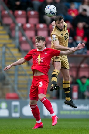 Ben Garrity Port Vale Heads Ball Editorial Stock Photo - Stock Image ...