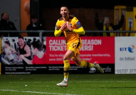Craig Eastmond Sutton United Celebrates Scoring Editorial Stock Photo ...