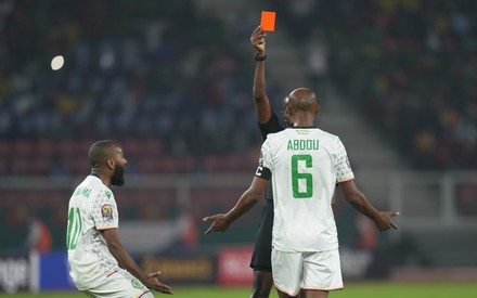 Jimmy Abdou Comoros Getting Red Card Editorial Stock Photo - Stock ...