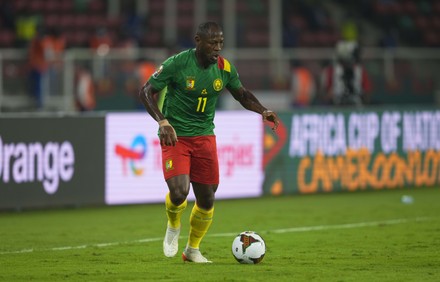 Christian Bassogog Cameroon During Cameroun Versus Editorial Stock ...