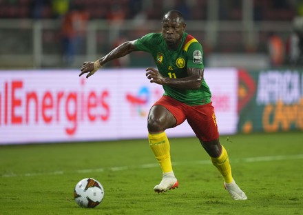Christian Bassogog Cameroon During Cameroun Versus Editorial Stock ...