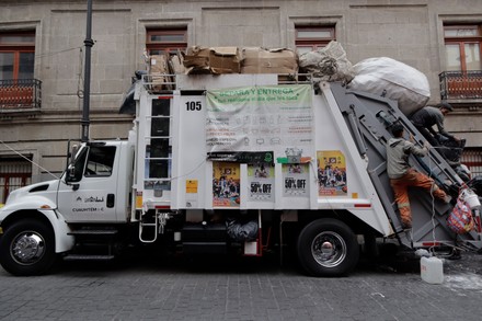 Cleaning Workers Streets Mexico Citys During Editorial Stock Photo ...