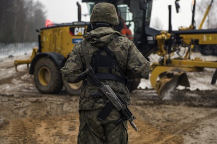 Armed Border Guards Seen Guarding Border Editorial Stock Photo - Stock ...