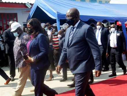 Liberian President George Weah R First Editorial Stock Photo - Stock ...