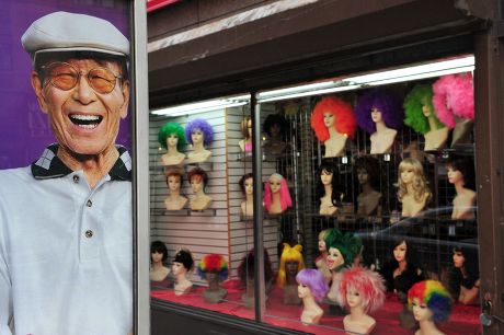 Shop Selling Wigs Manhattan New York Editorial Stock Photo - Stock ...