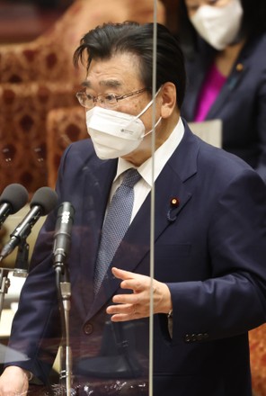 Japanese Health Minister Shigeyuki Goto Answers Editorial Stock Photo ...