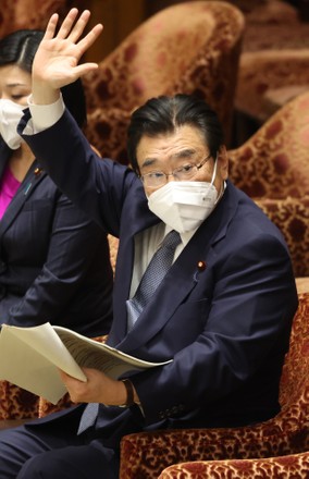 Japanese Health Minister Shigeyuki Goto Answers Editorial Stock Photo ...