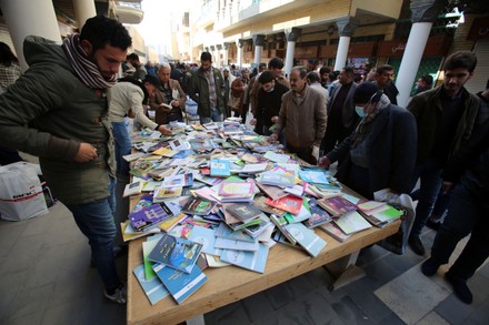 Iraqis Look Books Displayed Sale Friday Editorial Stock Photo - Stock ...