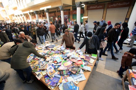 Iraqis Look Books Displayed Sale Friday Editorial Stock Photo - Stock ...