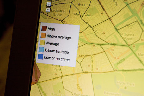 Screenshots New Crime Mapping Website Editorial Stock Photo - Stock ...