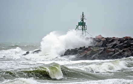 Agitated Water Seen North Sea Storm Editorial Stock Photo - Stock Image ...