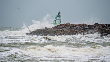 Agitated Water Seen North Sea Storm Editorial Stock Photo - Stock Image ...
