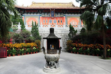 Main Temple Po Lin Monastery Ngong Editorial Stock Photo - Stock Image ...