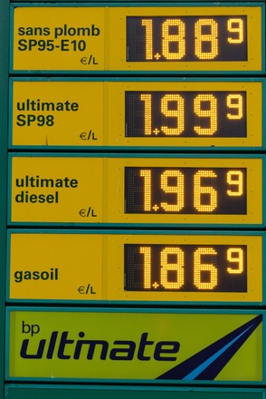 Unleaded 98 95 Diesel Diesel Reach Editorial Stock Photo - Stock Image ...