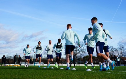 Fulham Training, Football, Motspur Park, London, UK - 01 Feb 2022 Stock ...