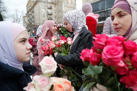 __COUNT__ World Hijab Day marked in Ukraine, Kiev - 01 Feb 2022 Stock ...