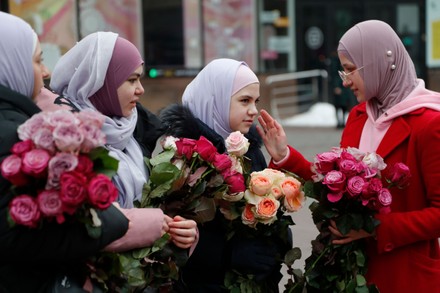 Ukrainian Muslim Women Attend Event Marking Editorial Stock Photo ...