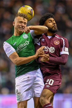 Hibs Jake Doylehayes Shields Ball Hearts Editorial Stock Photo - Stock ...