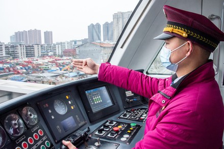 Driver Wuhan Metro Line 1 Seen Editorial Stock Photo - Stock Image ...