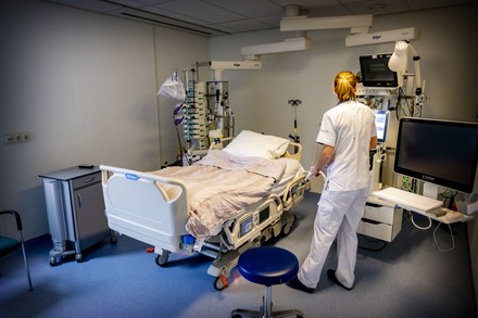 Nurses On Empty Ic Unit Covid Editorial Stock Photo - Stock Image ...