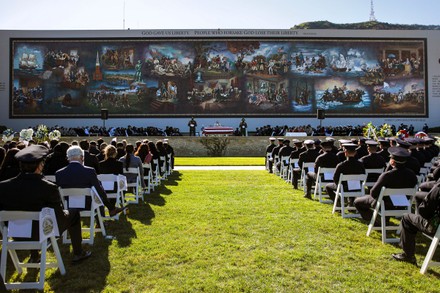 Law Enforcement Officers Attend Funeral Services Editorial Stock Photo ...