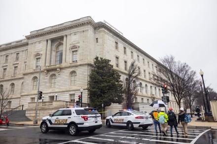 Capitol Police Secure Cannon House Office Editorial Stock Photo - Stock ...