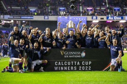 SCOTLAND LIFT CALCUTTA CUP 2ND CONSECUTIVE Editorial Stock Photo ...