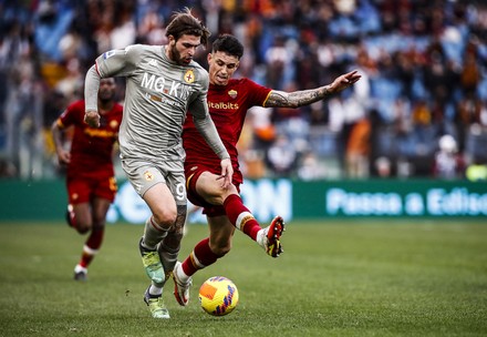AS Roma vs Genoa CFC, Rome, Italy - 05 Feb 2022 Stock Pictures ...