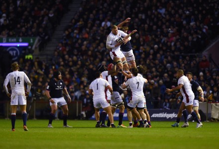 Nick Isiekwe England Lock Wins Lineout Editorial Stock Photo - Stock ...