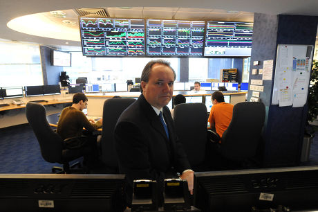 Andrew Sukawaty Inmarsat Their Control Room Editorial Stock Photo ...
