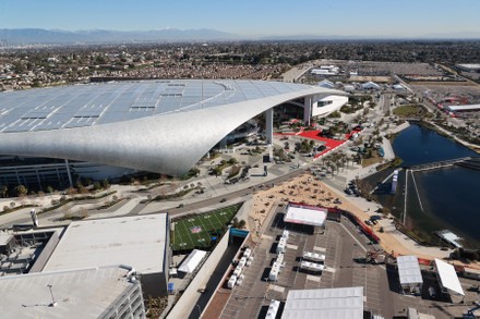 Aerial View Sofi Stadium Home Nfl Editorial Stock Photo - Stock Image ...