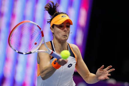Alize Cornet France Returns Ball Elise Editorial Stock Photo - Stock ...