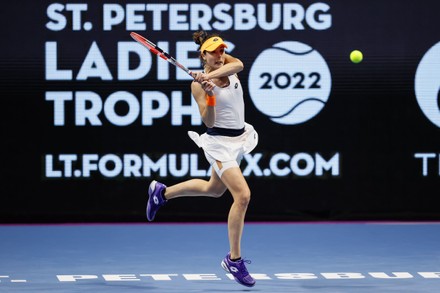 Alize Cornet France Returns Ball Elise Editorial Stock Photo - Stock ...