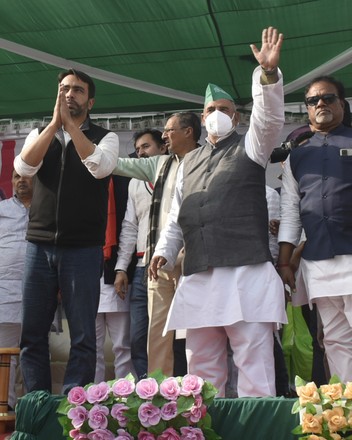 RLD President Jayant Chaudhary Address Campaign Rally Uttar Pradesh ...