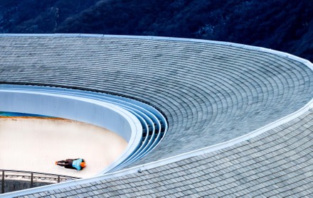 Beijing 2022 Winter Olympics, Yanqing National Sliding Centre, Yanqing ...