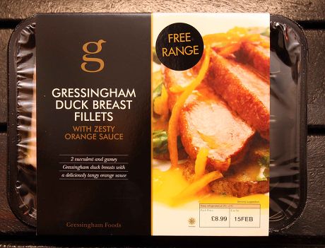 Gressingham Food Duck Products Sold Waitrose Editorial Stock Photo ...